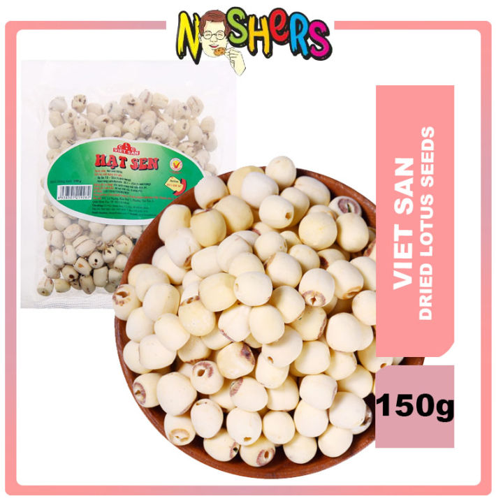 Noshers Viet San Lotus Seeds Chips Ready to Eat Pure and Natural Dried ...