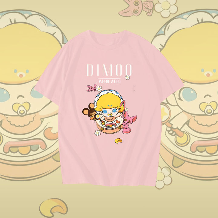 พร้อมส่ง เสื้อยืดเด็ก Dimoo Children‘s T-shirt พิมพ์ลาย ผ้าCotton 100% ...