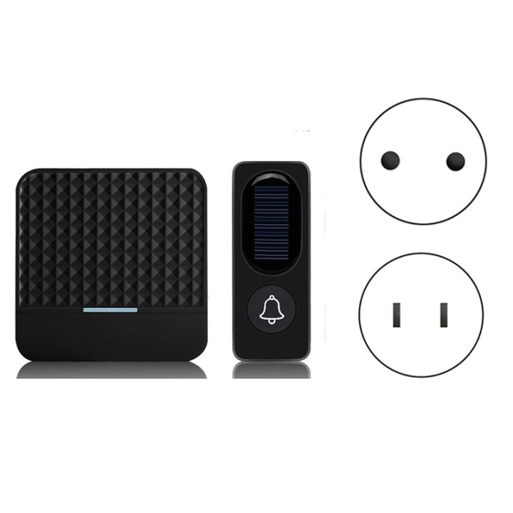 (FNMT) Wireless Solar Doorbell IP65 Waterproof 300M Doorbells Chime Kit ...