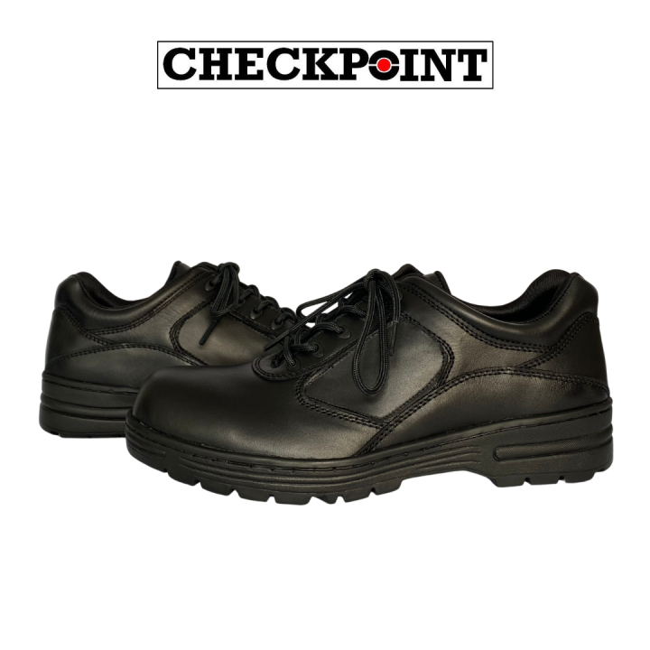 Checkpoint MARIKINA MADE men's LEATHER PATROL SERVICE SHOES black ...