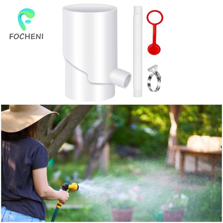 Focheni Rainwater Collection System Rain Collector Downspout Diverter ...