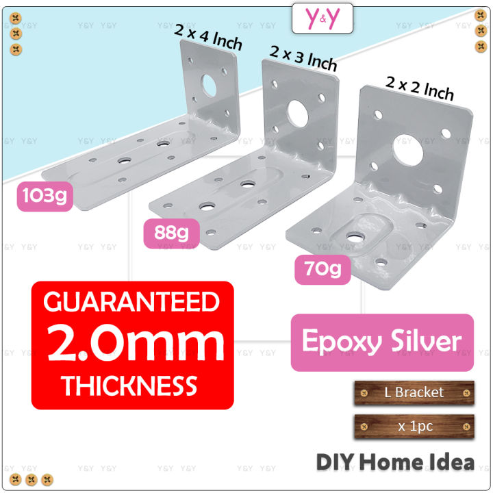 Y&Y Eco 2mm(T) Heavy Duty Powder Coating Roofing Multi Use L Bracket ...