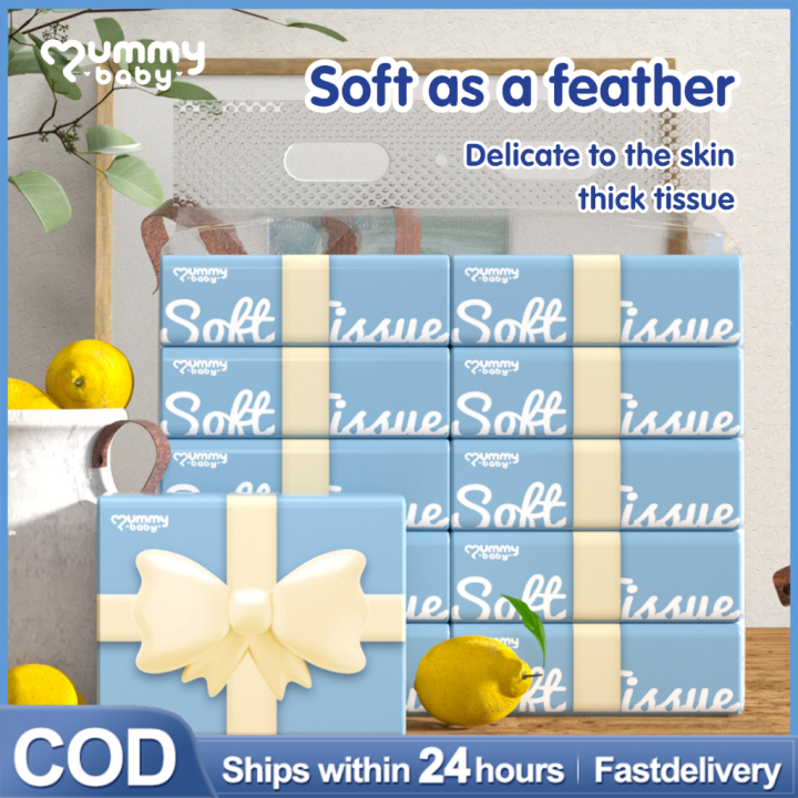 Mummybaby Super Strong and Soft Natural Facial Tissue cotton clean soft ...