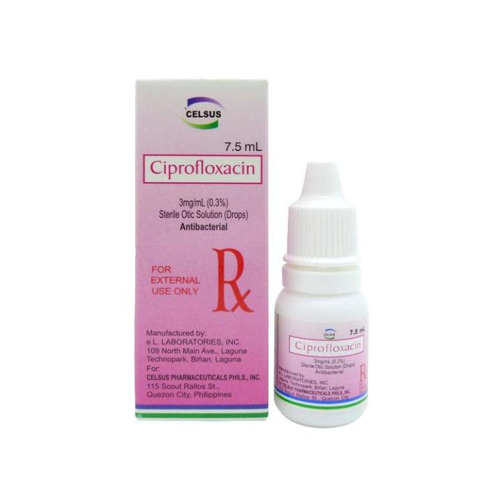 Rx: Ciprofloxacin 0.3 % 7.5ml Otic Drops | Lazada PH