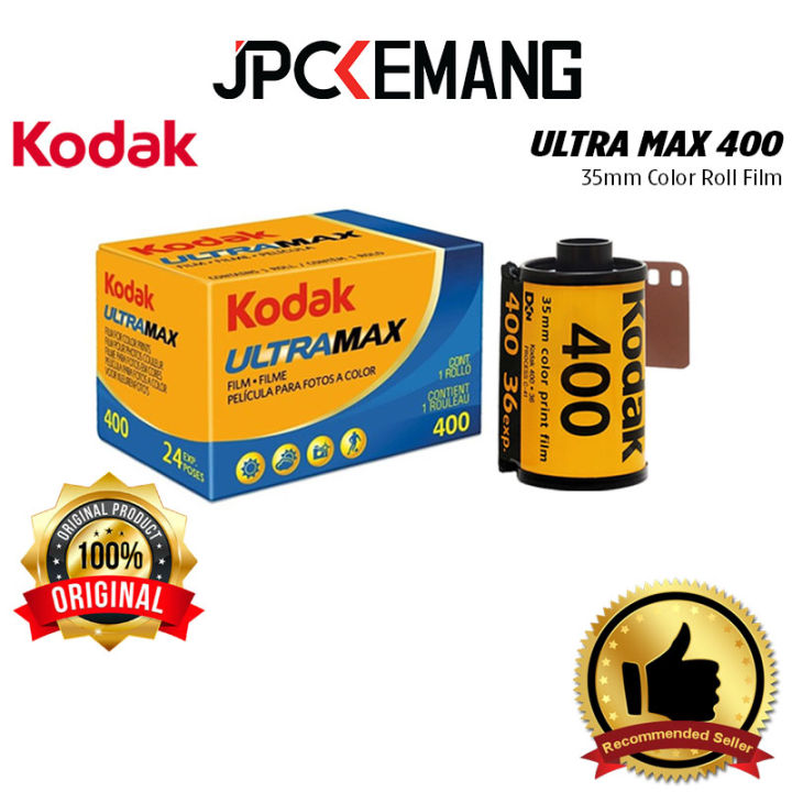 Kodak Ultra Max 400 35mm Color Roll Film 36 Exposures Kodak UltraMax 400 JPC KEMANG ORIGINAL ...