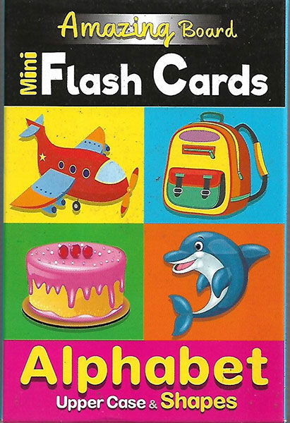 Amazing Board Mini Flash Cards Alphabet Uppercase & Shapes | Lazada
