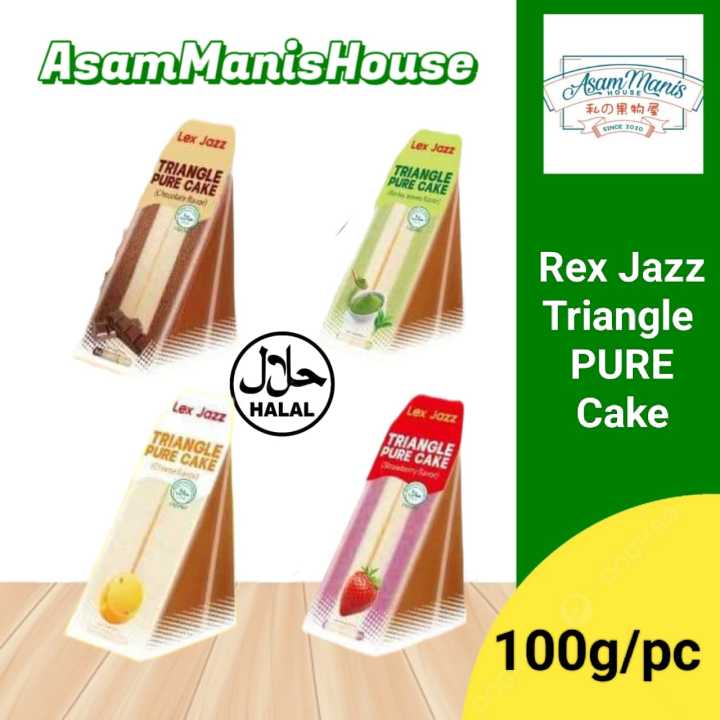 KEK VIRAL OBALAB Rex Jazz TRIANGLE CAKE ORIGINAL & CHOCOLATE ...