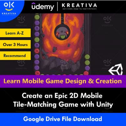 Video Course-Create an Epic 2D Mobile Tile-Matching Game with Unity | Learn Mobile Game Design ...