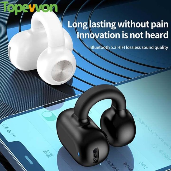 Single Z28 Mini Wireless Ear Clip Single Ear Bluetooth Headset 5.3 Life ...