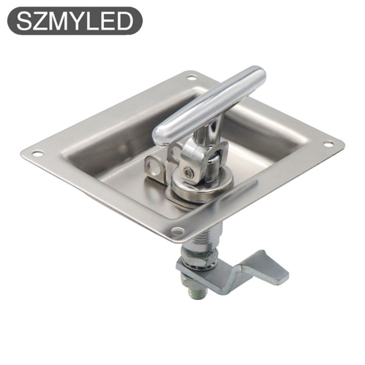 Stainless Steel Box Latch Locks Tool Folding T-Handle Truck Tool Box ...