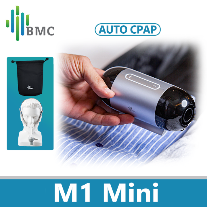 BMC M1 Mini Auto CPAP APAP Car Travel With Anhydrous Humidifying Mask for Sleep Apnea vibrator ...
