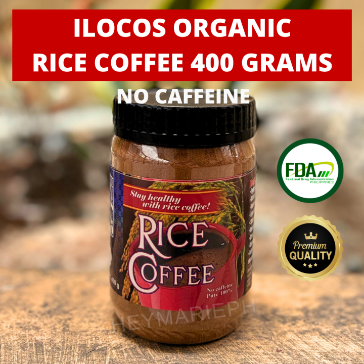 Ilocos Organic Premium Brown Rice Coffee No Caffeeine 400 grams | Lazada