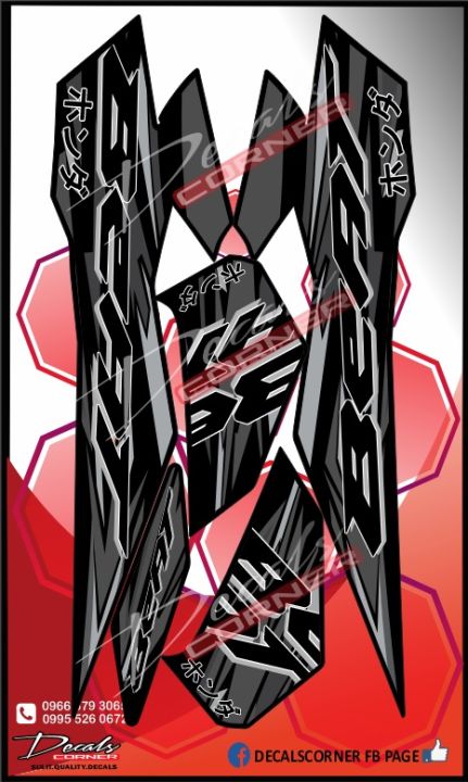 Beat Japanese Combi Decals | Lazada PH