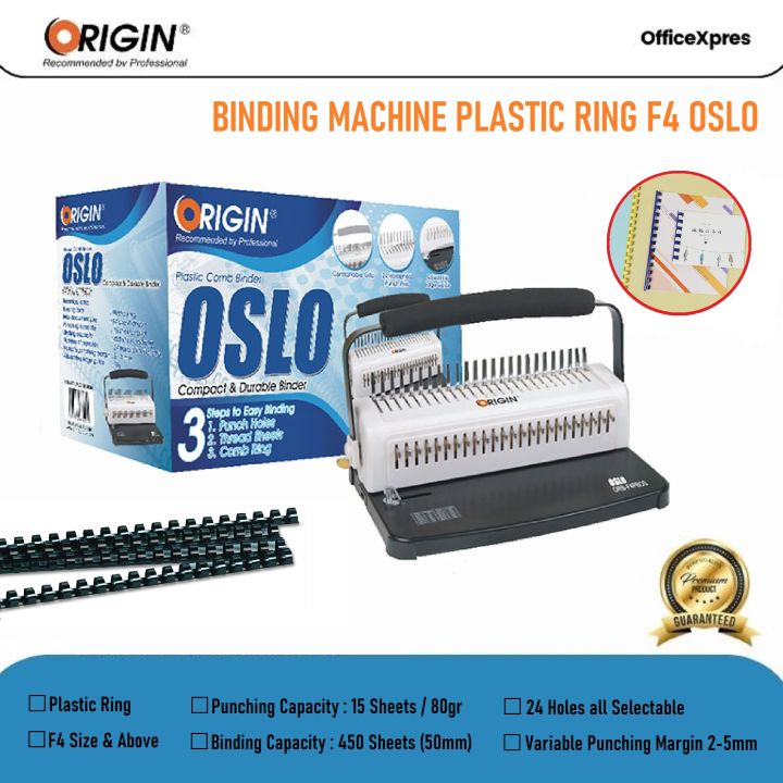 Mesin Jilid Spiral Plastik F4 Folio / Binding Machine Spiral / Alat ...