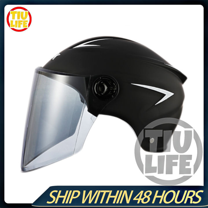 AXK 666 half face open helmet motorcycle helmet | Lazada PH