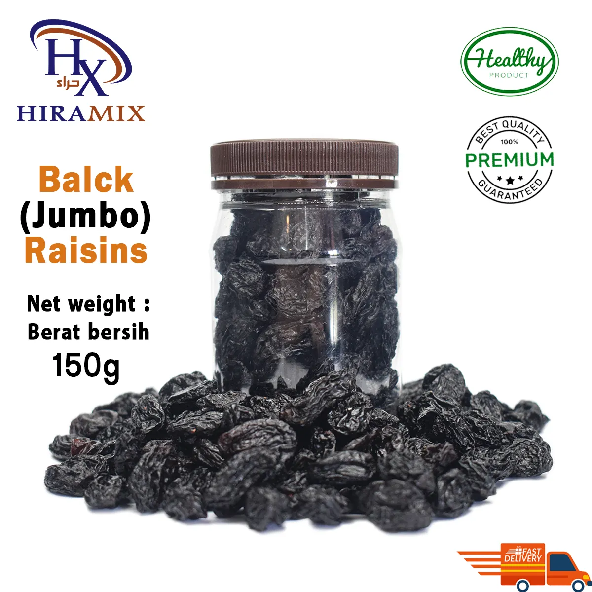 Fresh Organic Raisins | Mix Raisin / Kismis / Black Jumbo / Golden ...