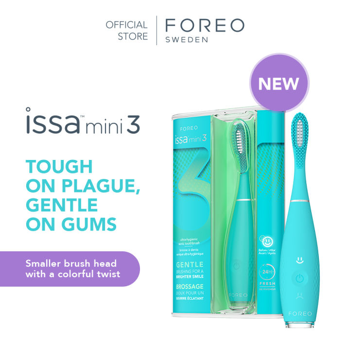 FOREO ISSA mini 3 แปรงสีฟันไฟฟ้า ฟอริโอ้ อิซซ่า มินิ 3 | Lazada.co.th