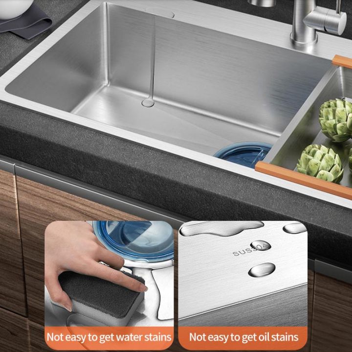 Singki Dapur Nano Sinki 304 Stainless Steel Handmade Single Bowl ...