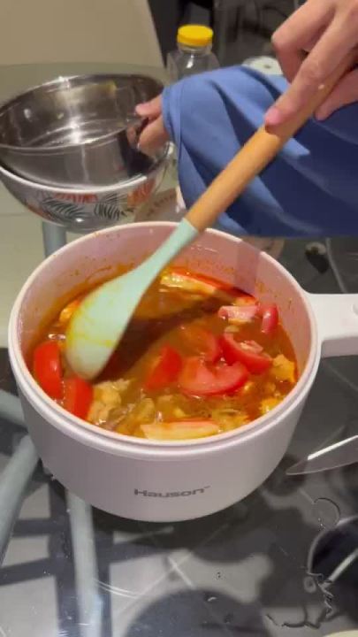 2L Multifunction Electric Cooker With Steamer Ceramic Frying Pan Hot ...