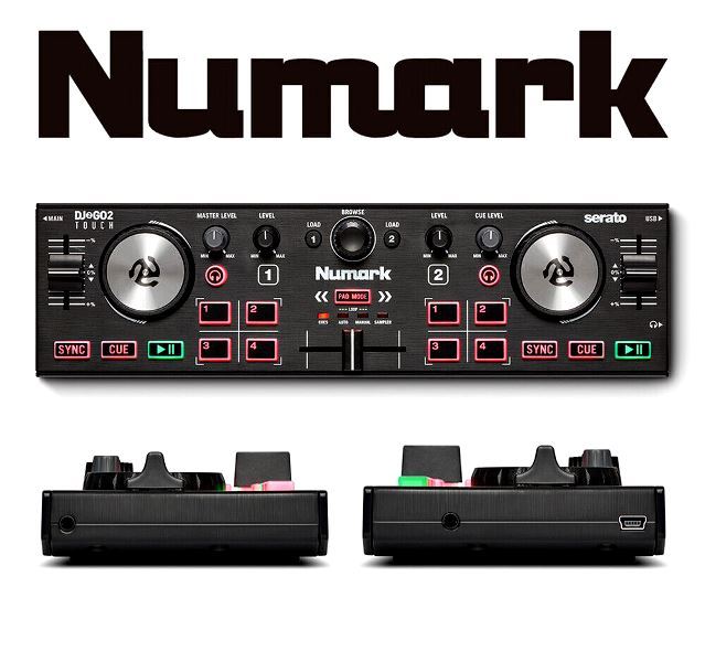 Numark - DJ2GO2 Touch Pocket DJ Controller (with Mixer and Audio ...