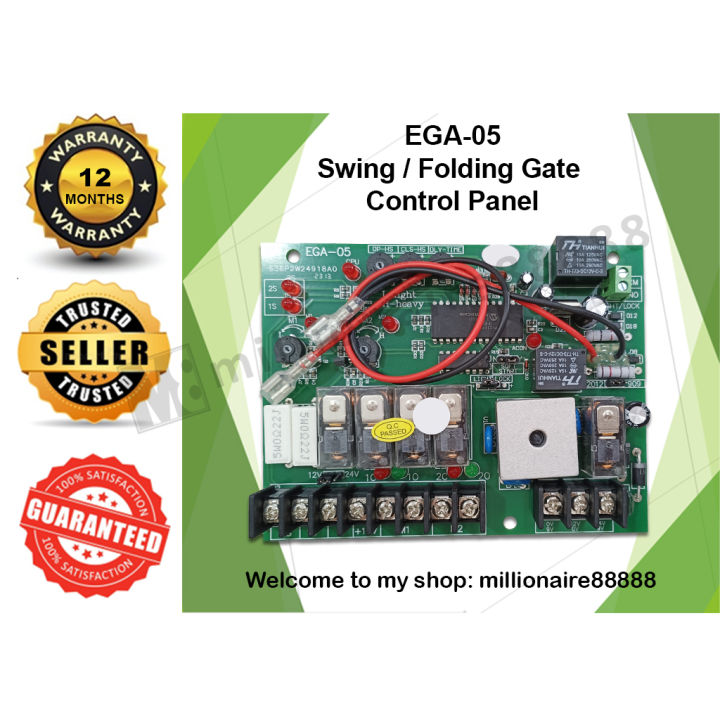 EGA-05 Autogate Swing / Folding Gate Control Board PCB Panel | Lazada