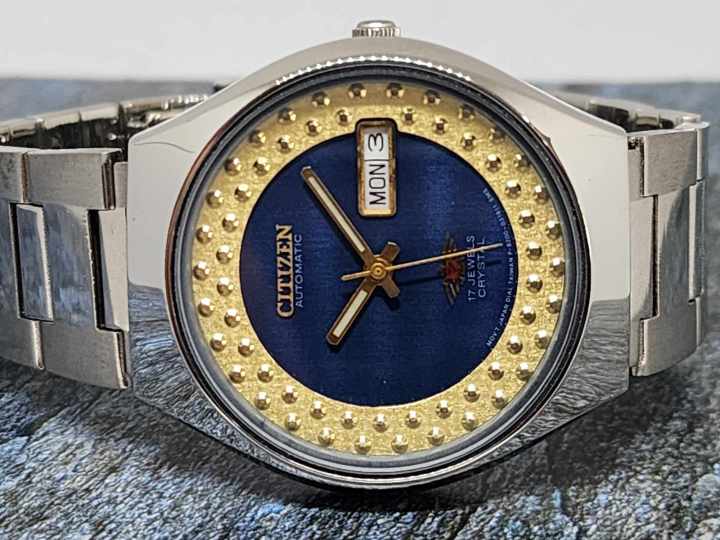 citizen automatic รุ่นเก่า สภาพเก่าเก็บ สวยๆ เดิม ๆ เดินปกติ | Lazada.co.th