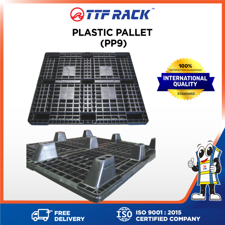 TTF Rack™ (Plastic Pallet) Forklift Heavy Duty Plastic Pallet Static ...