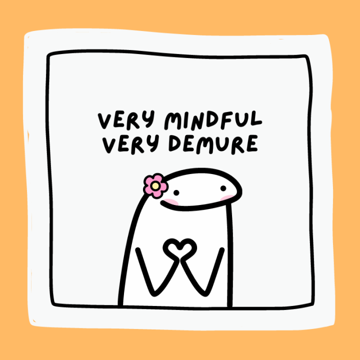 [SG🇸🇬] Very Mindful and Demure – Life as Such Meme Sticker. Gen Z Slang ...