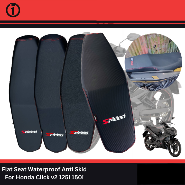 Top1 Racing Flat Seat Black or Carbon for Sniper 150 Waterproof Anti ...
