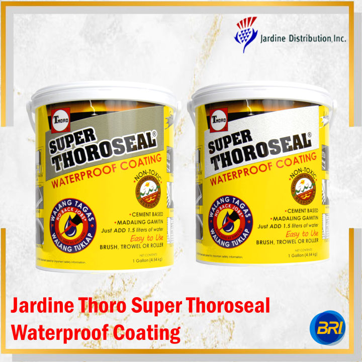 JARDINE Thoro Super Thoroseal Waterproof Coating Gray | White | Lazada PH
