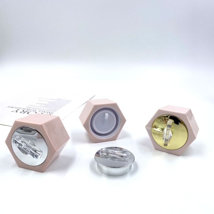 FUYONG รีฟิล ขวดครีมทาหน้า สร้างสรรค์และสร้างสรรค์ ทรงหกเหลี่ยมรูปร่าง ...
