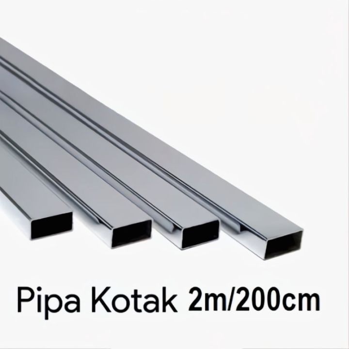 pipa kotak / pipa besi kotak / pipa display / display rak | Lazada ...