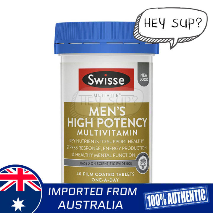 Swisse Men's High Potency Multivitamin 40 Tablets | Lazada.co.th