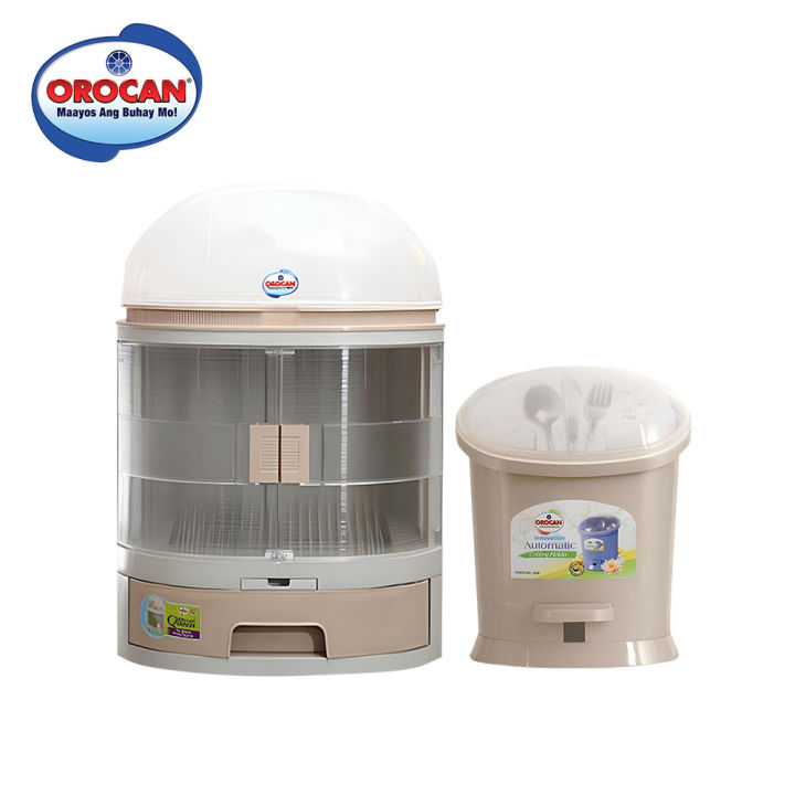 Orocan Basic Kitchen Dish Rack Set | Dish Rack Cabinet Cutlery Holder ...