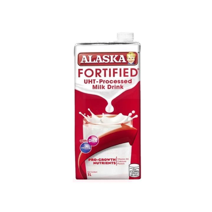 AJDl sellmajjuge Alaska Fortified UHT-Processed Milk Drink 1L | Lazada PH