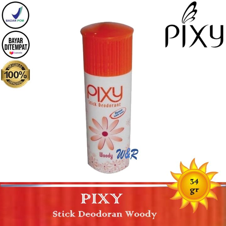 PIXY Deodorant Stick Woody 34g | Lazada Indonesia