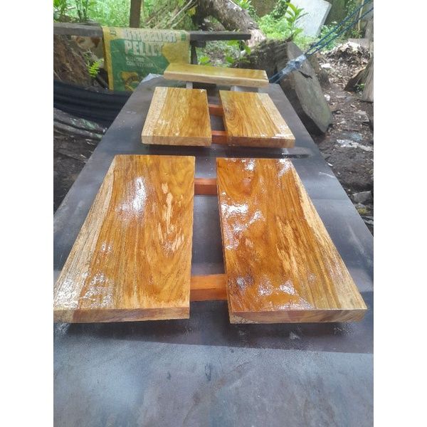 Narra Planks / Narra Solid Wood / Shelves with hidden bolt (1"x8"x18 ...