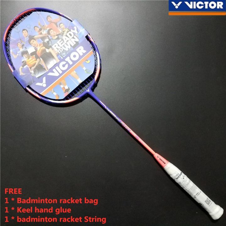 Victor Jetspeed Js12F ไม้แบดมินตันทำในไต้หวัน Bahan คาร์บอนเต็มรูปแบบ ...