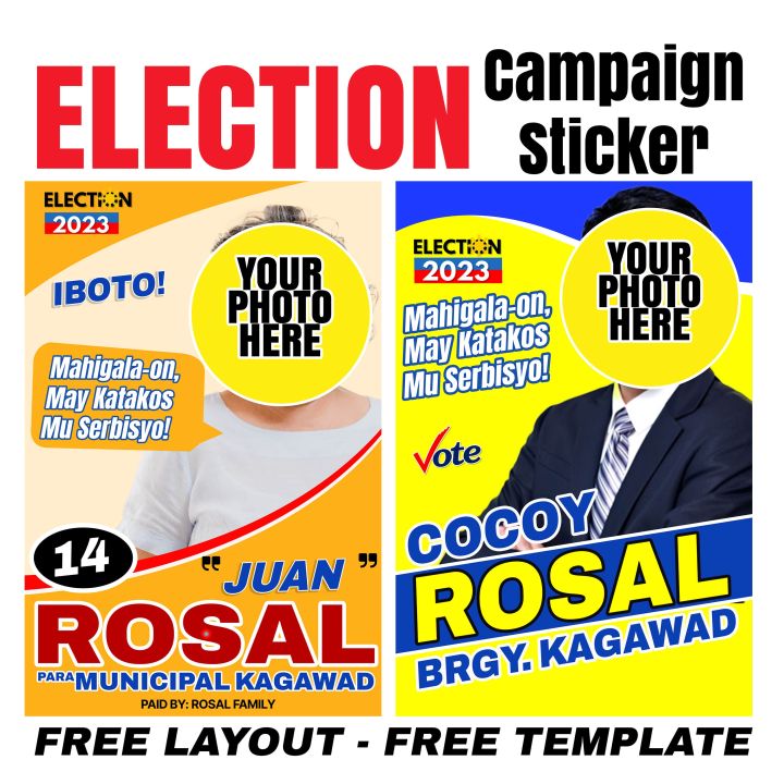 STICKER LABEL FOR ELECTION CAMPAIGN | Lazada PH