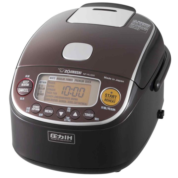 Zojirushi NP-RLQ05 IH (Induction Heating) Pressure System Rice Cooker ...