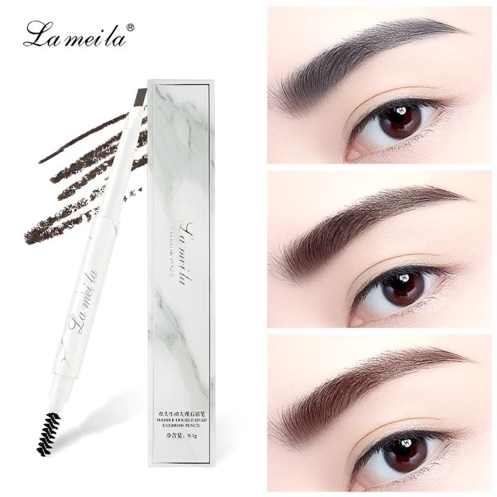 [ READY JKT ] Double Marble Eyebrow Pencil / Pencil Alis Double ...