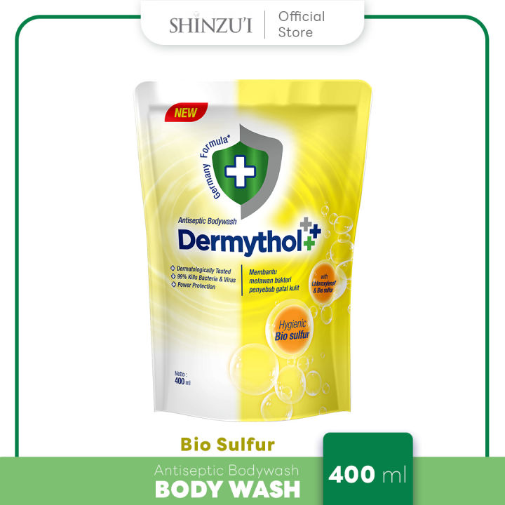 Dermythol Antiseptic Body Wash Hygienic Bio Sulfur Refill 400ml ...