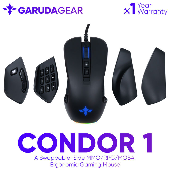 GARUDA GEAR CONDOR 1 MOBA/MMO Gaming Mouse | Lazada PH