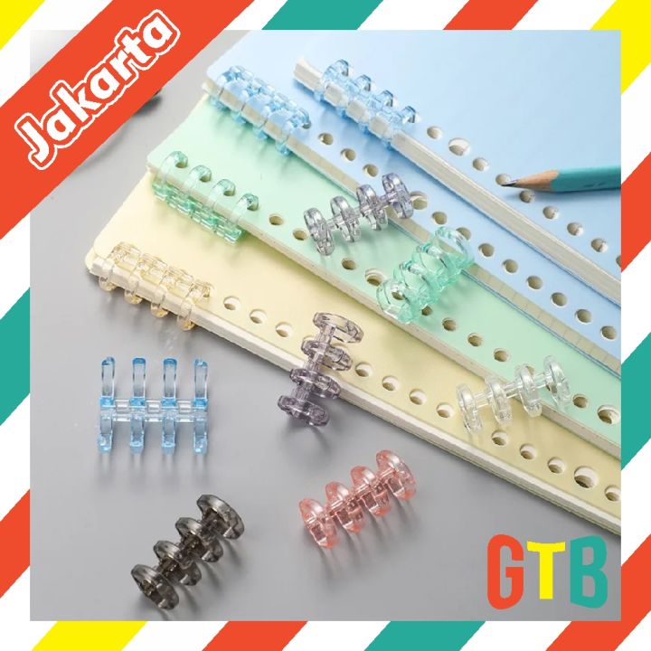 GTB Creative 4 holes Ring Binding Binder 360 derajat / Ring Binding 4 ...