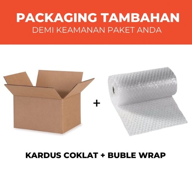 Packaging Tambahan Kardus Coklat dan Buble Wrap | Lazada Indonesia