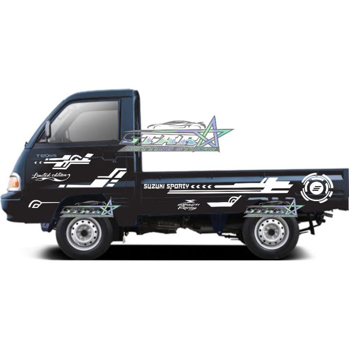 Stiker Cutting Mobil Pickup Suzuki Futura Stiker Suzuki Sport Stiker ...