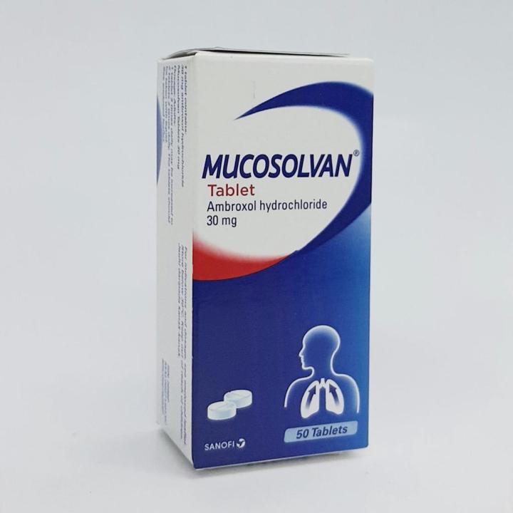Mucosolvan [30mg TABLETS/ LIQUID (Ambroxol Hydrochloride) 50TABLET /5 ...