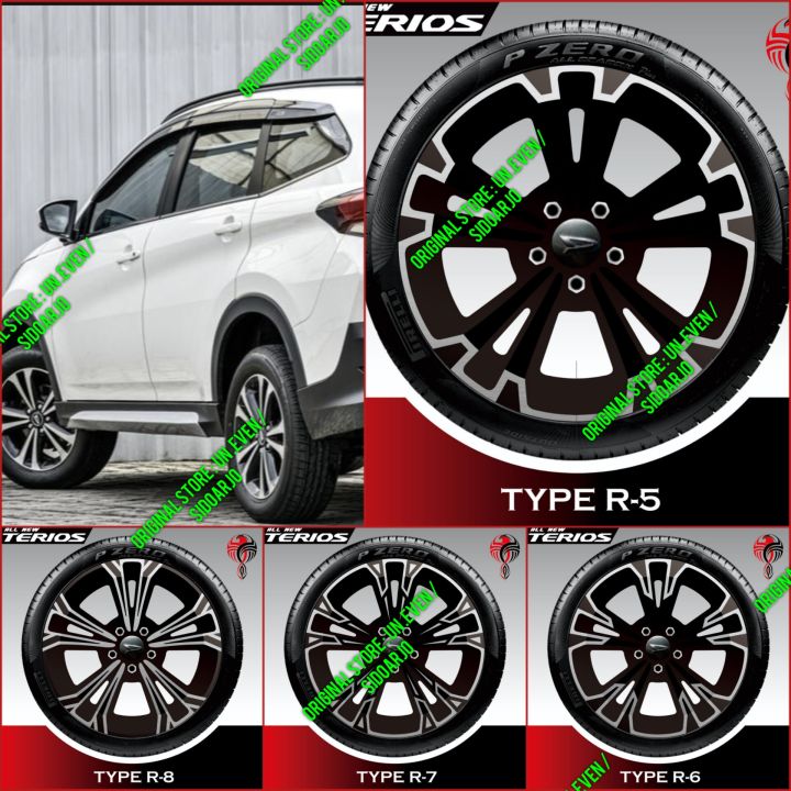 STICKER VELG TERIOS TYPE R | Lazada Indonesia