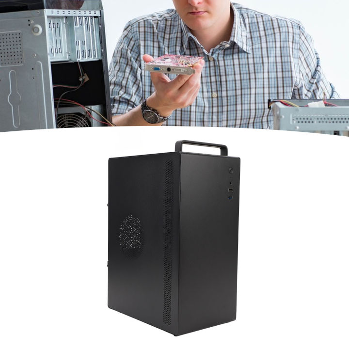 Micro ATX ITX Computer Case Desktop Computer Case HDD SSD Support 4 ...