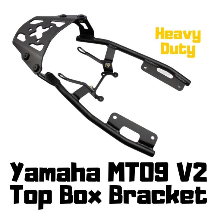 Yamaha MT09 V2 Heavy Duty Top Box Bracket Rear Rack Carrier Shelf Top ...